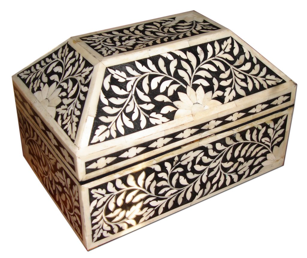 Interactive Flower Patterns Jewelry Bone Box - The Rockscape